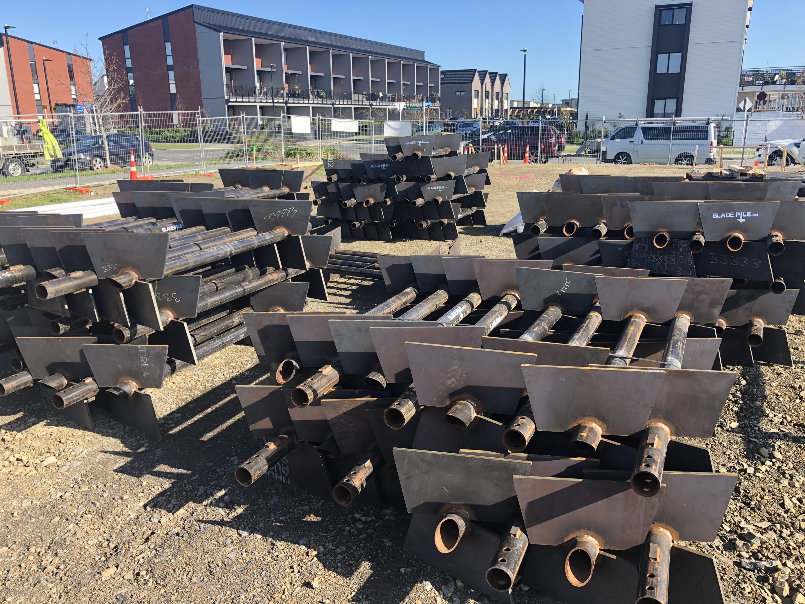 Rodney Townhouses - Expansive Clay Screw Piling - Blade Pile New Zealand